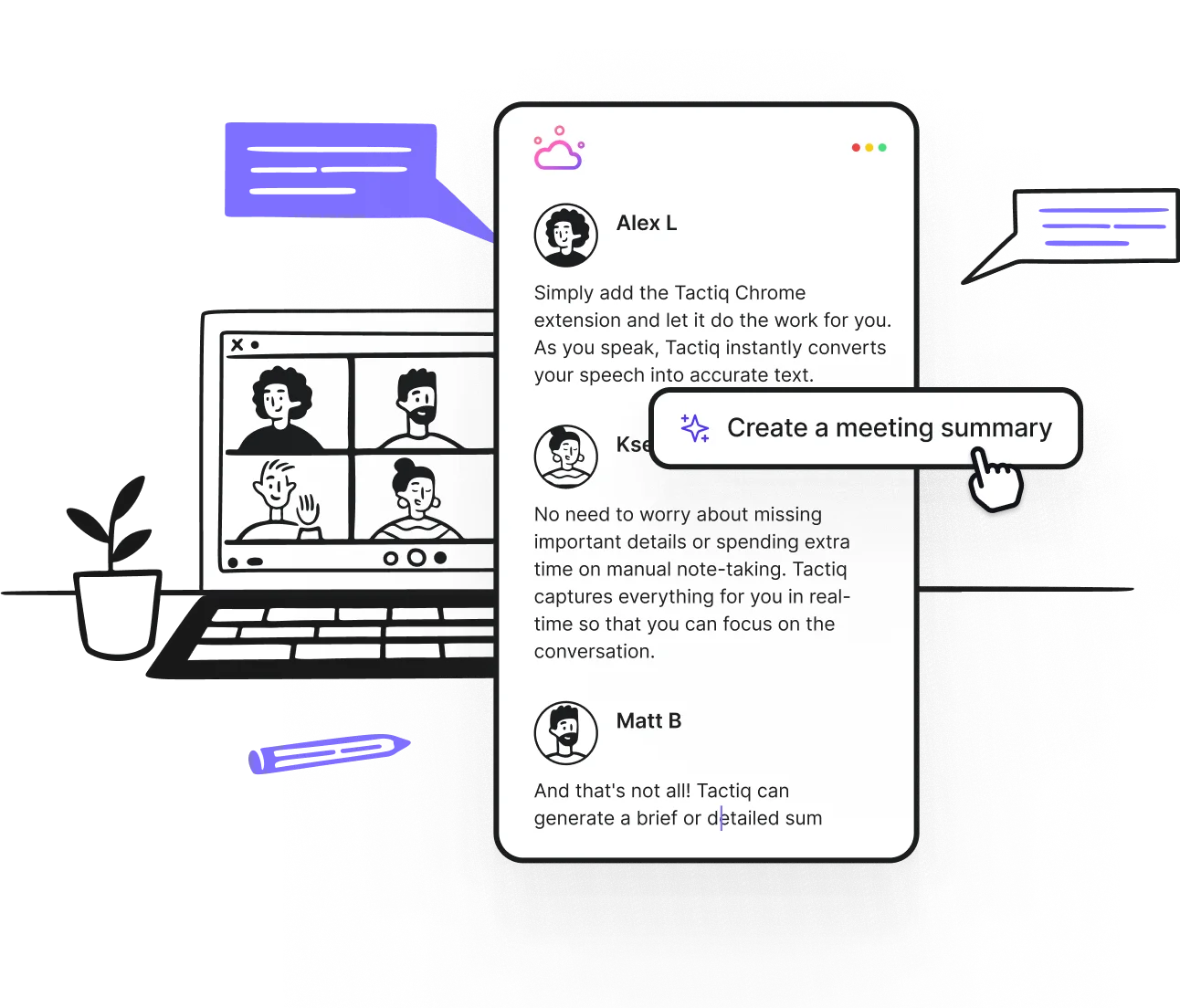 Microsoft Teams AI Meeting Summary by Tactiq